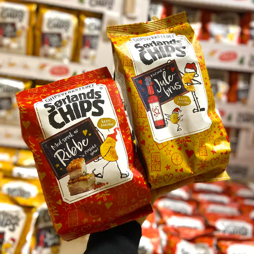 100 paller med Sørlandschips – Havaristen